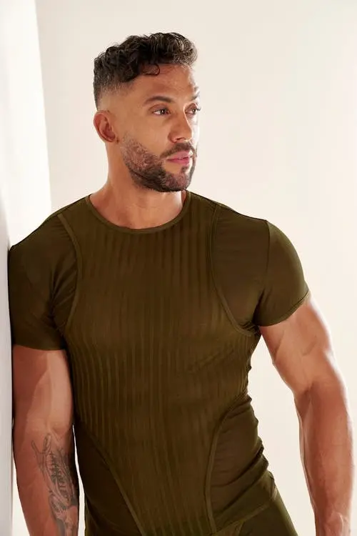 HOM Personal Allure Crew Neck T-shirt - Olive