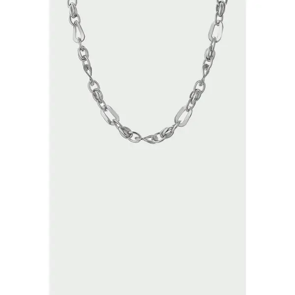 TUTTI Wave Chain Necklace - Silver