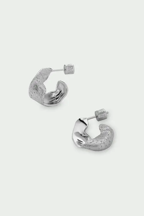 TUTTI Wave Earrings - Silver