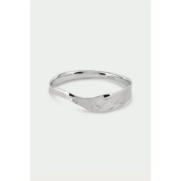 TUTTI Edge Bangle - Silver