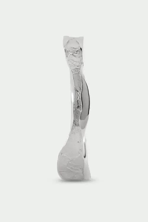 TUTTI Edge Bangle - Silver
