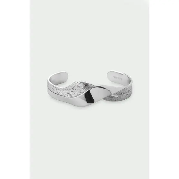 TUTTI Wave Bangle - Silver