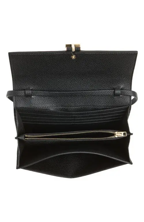 TOM FORD Kara Grain Leather Crossbody Wallet