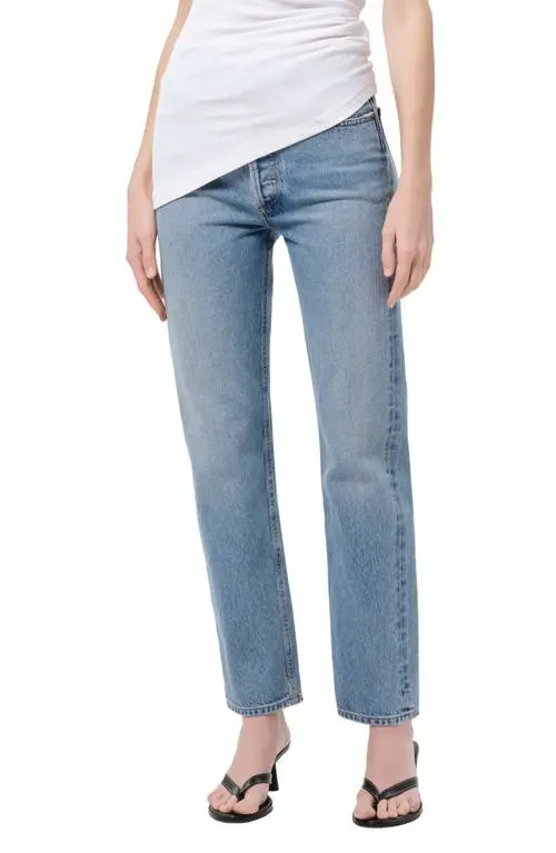 AGOLDE 90s Pinch Waist High Waist Straight Leg Jeans - Stage