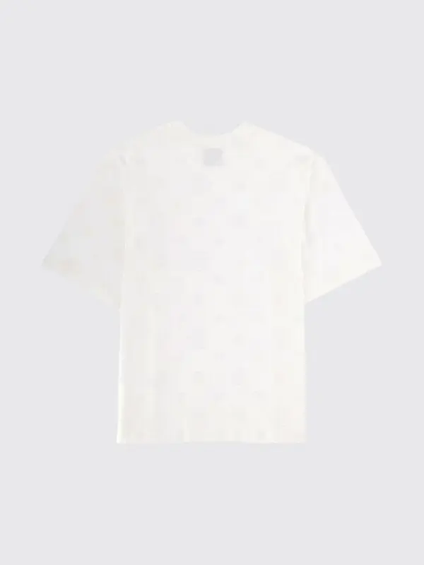 Casablanca Monogram Print Organic Cotton Crewneck T-shirt - White