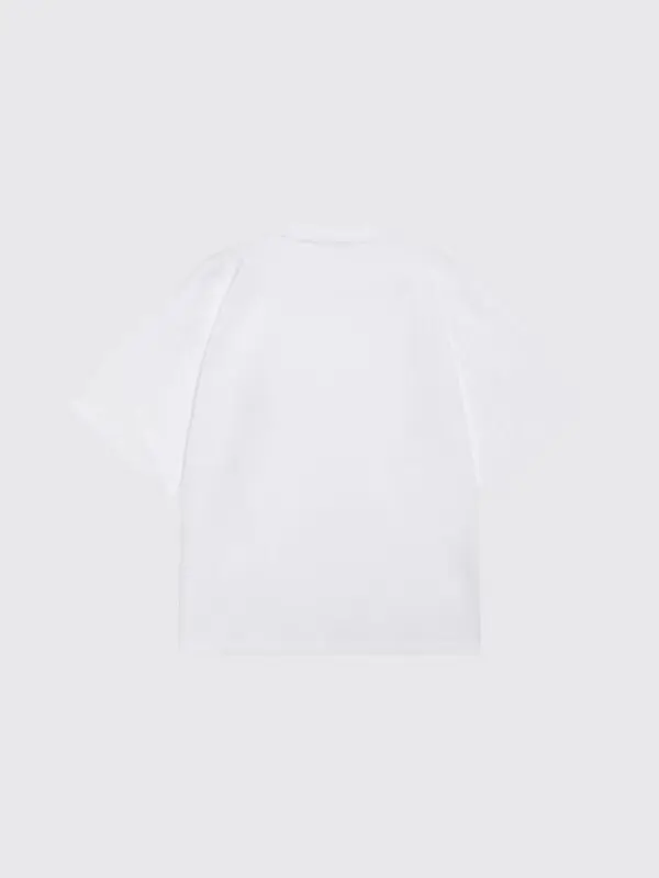 Versace Medusa Logo Relaxed Fit Cotton T-shirt With Patch Pocket - White