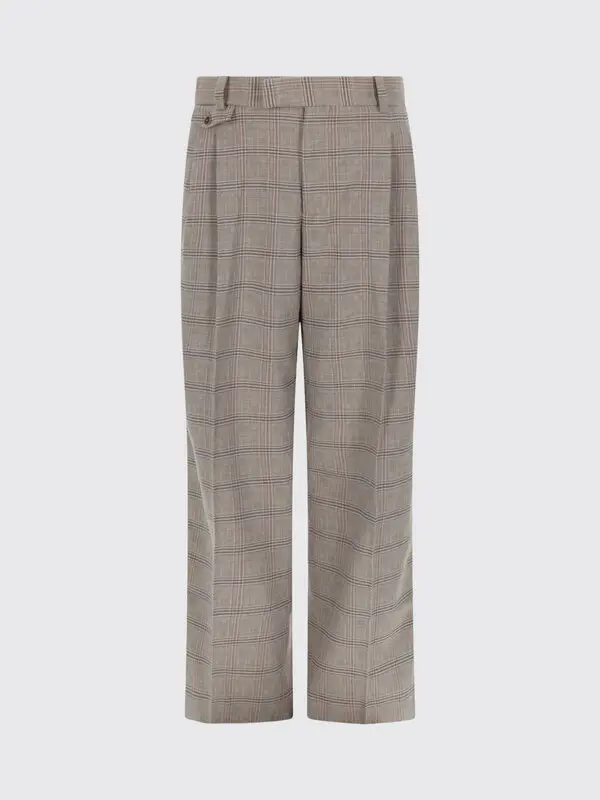 Drole De Monsieur Tailored Plaid Trousers