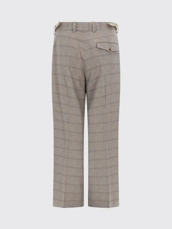 Drole De Monsieur Tailored Plaid Trousers