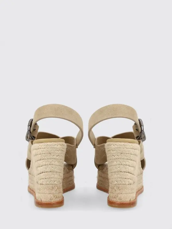 CastaÑer Suede Betina High Wedge Platform Espadrilles