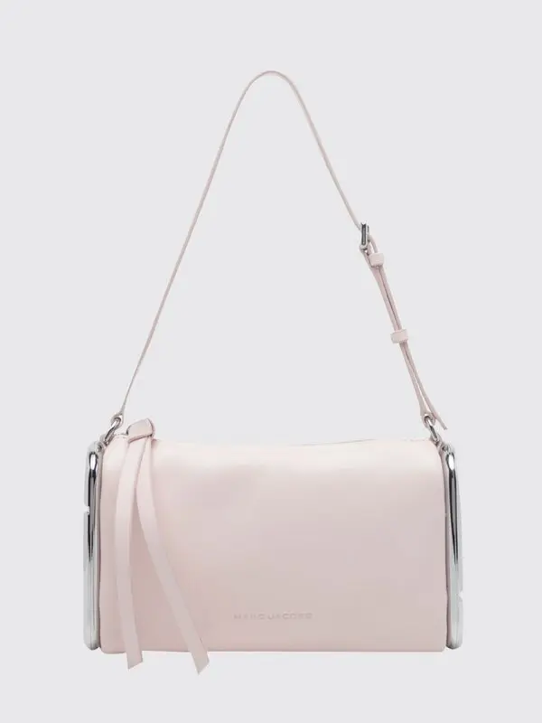 Marc Jacobs Small Scene Leather Crossbody Bag With Laminated Double J Logo - Pink