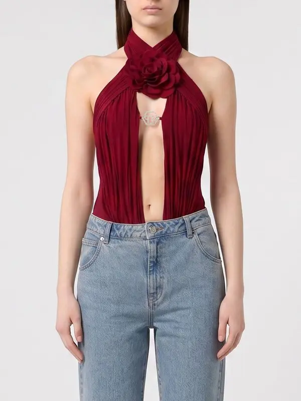 Philipp Plein Slim Fit Evening Top - Amaranth