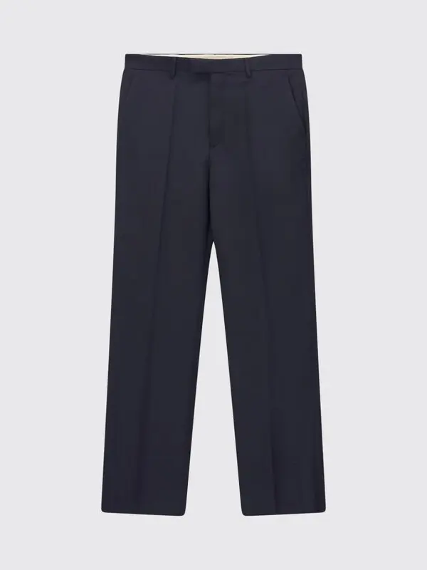Valentino Garavani Slim Fit Tailored Merino Wool Trousers - Navy