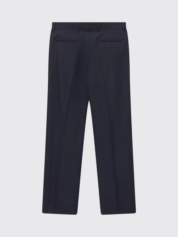 Valentino Garavani Slim Fit Tailored Merino Wool Trousers - Navy