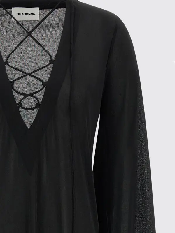 Andamane Ava Long V-neck Jersey Caftan