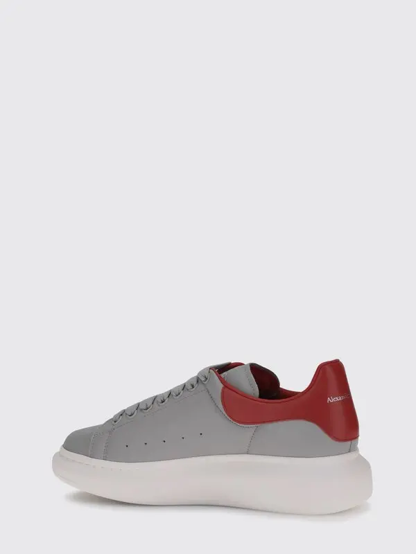 Alexander McQueen Oversize Bicolour Calfskin Trainers - Grey