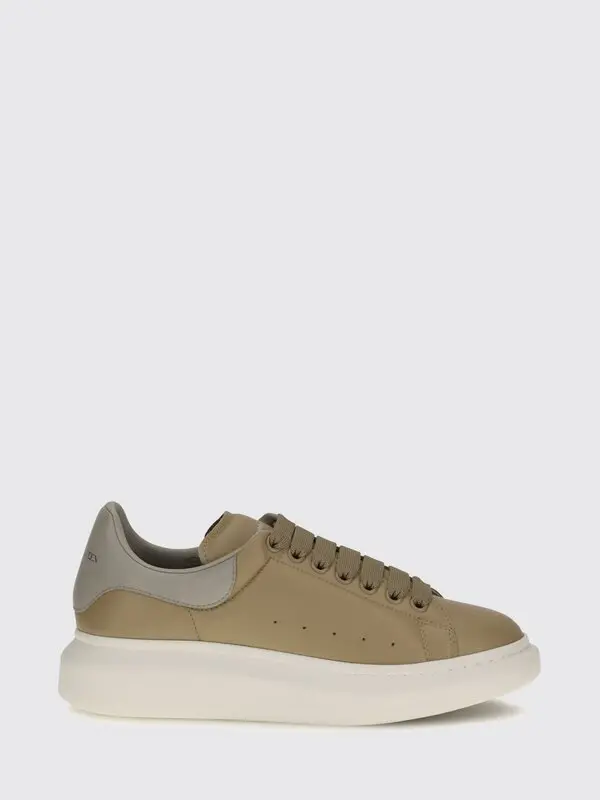 Alexander McQueen Oversize Bicolour Calfskin Trainers - Sand