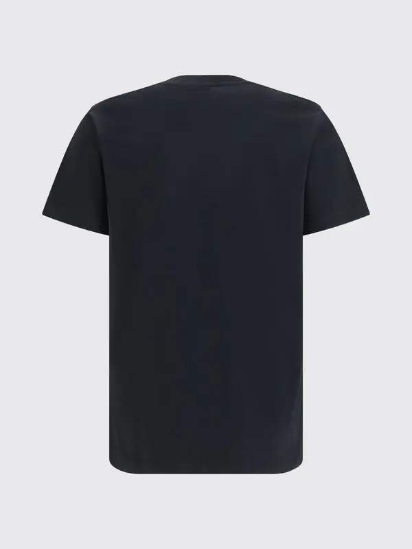 Dsquared2 Slim Fit Cotton T-shirt With Contrasting Logo Print - Black