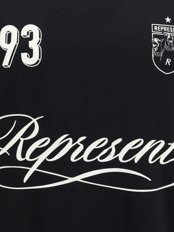 REPRESENT Polyester T-shirt With Contrast Profiles And Logo