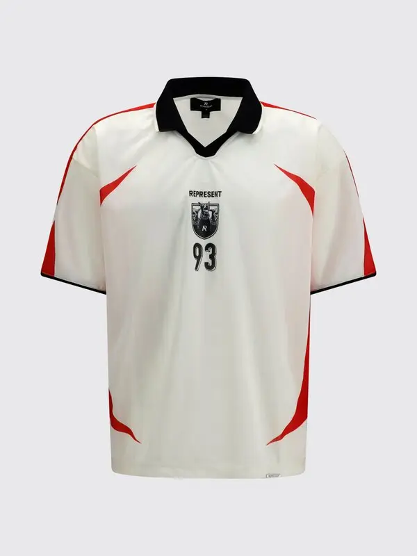 REPRESENT Polyester T-shirt With Classic Collar And V-neck