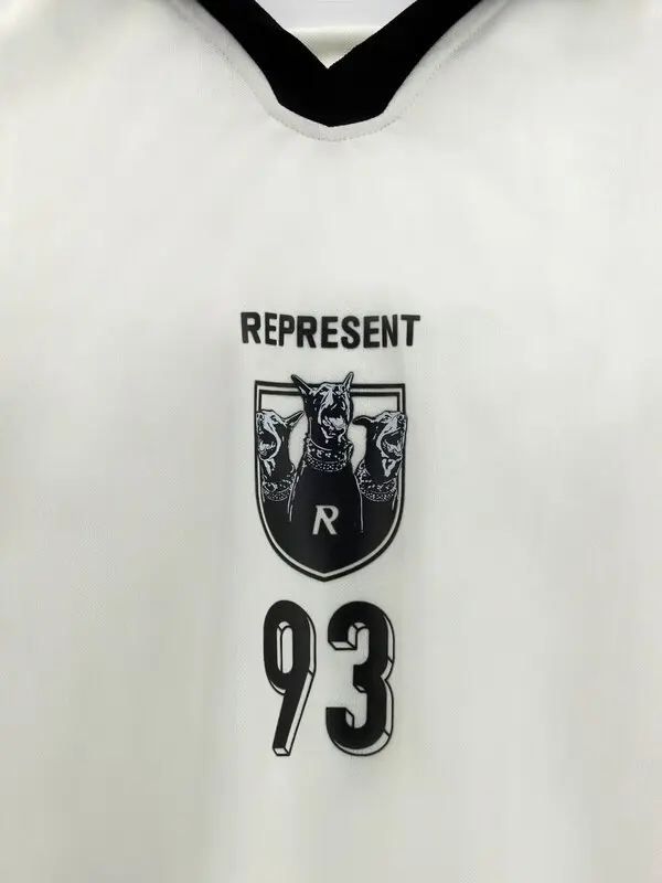 REPRESENT Polyester T-shirt With Classic Collar And V-neck