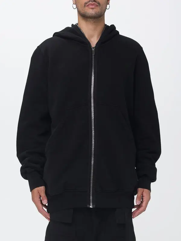 Rick Owens Zip-up Hoodie - Black