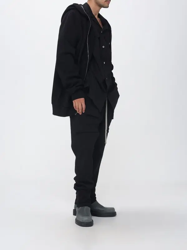 Rick Owens Zip-up Hoodie - Black