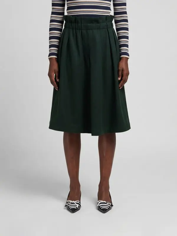 Marni A-line Midi Skirt - Green