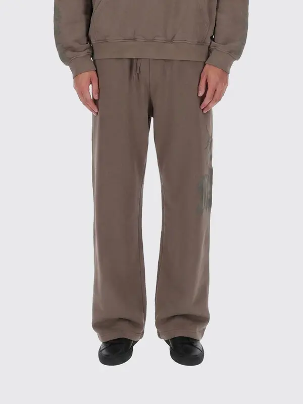 DIESEL® Wide Leg Sweatpants - Brown