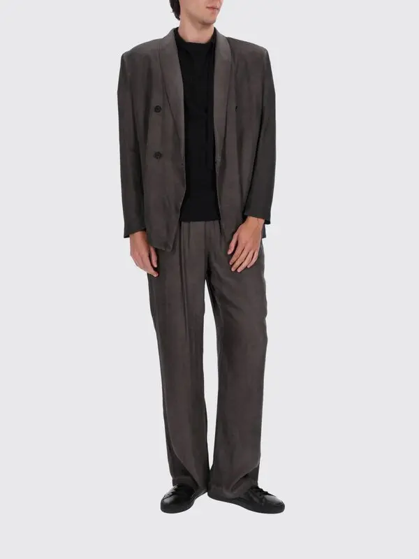 DIESEL® Double-breasted Viscose Blazer With Lapel Collar And Long Sleeves