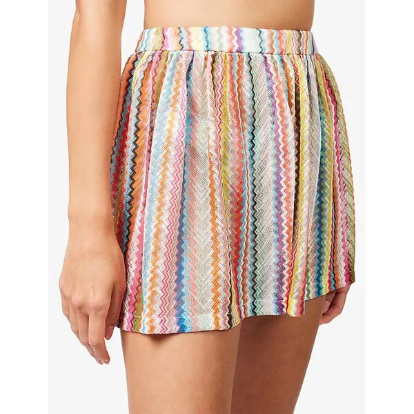 Missoni Elasticated Zig-zag Meshshorts