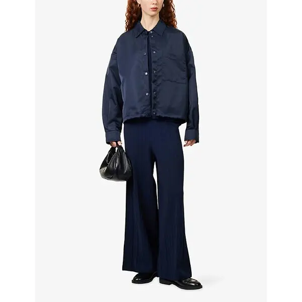 Max Mara Short-cut Water-repellent Woven Raincoat