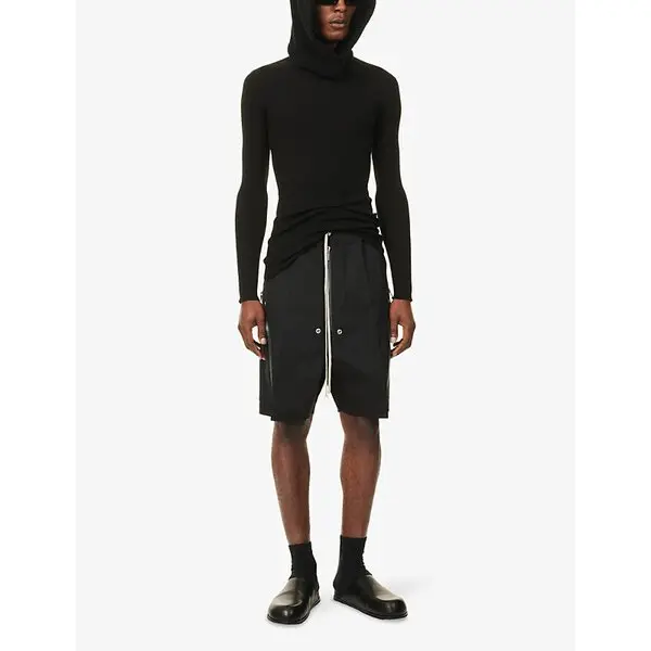 Rick Owens Bela Bauhaus Cotton Shorts