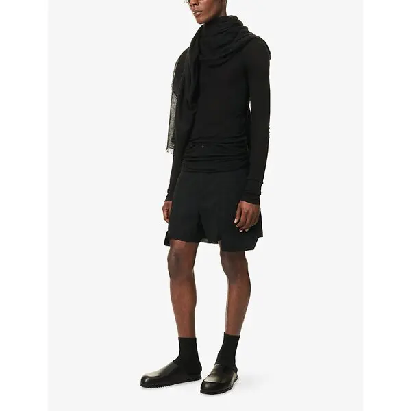 Rick Owens Stefan Wool Cargo Shorts