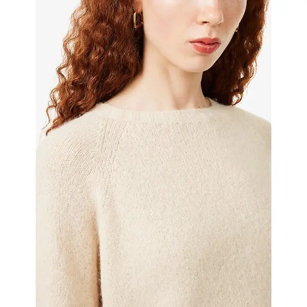 Max Mara Striped Round-neck Knitted Jumper