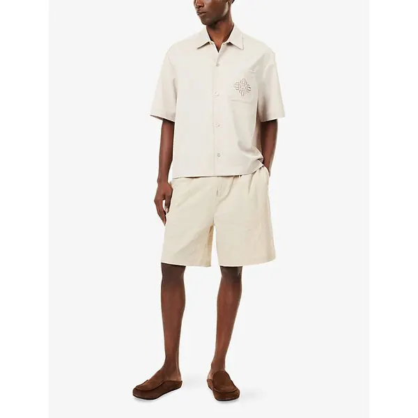 THE COUTURE CLUB Laser Cut-emblem Woven Shirt