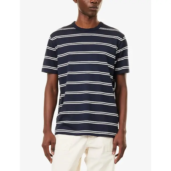 Gant Pima Striped Cotton T-shirt