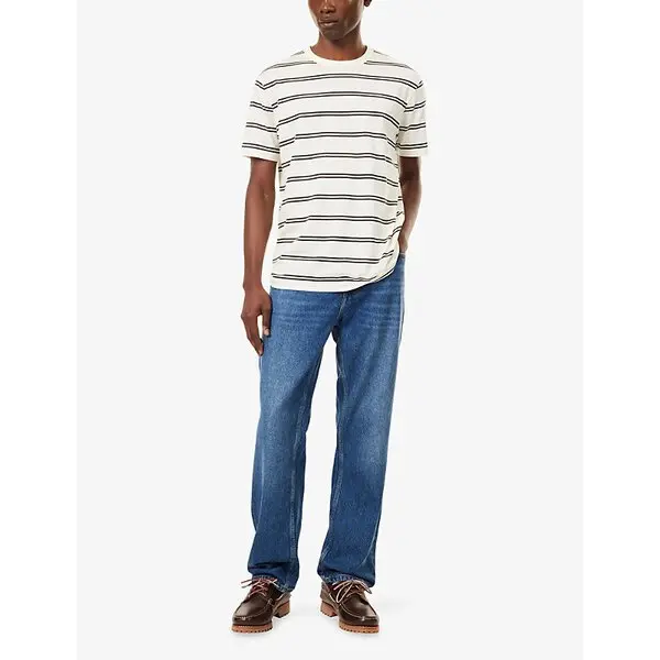 Gant Pima Striped Cotton T-shirt