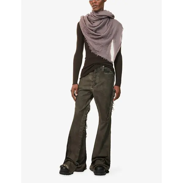 Rick Owens Bolan Bootcut Cotton Denim Jeans