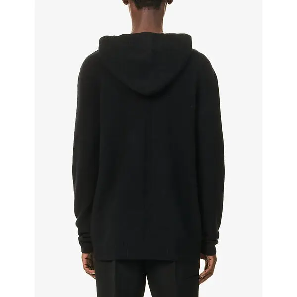 Rick Owens Long-sleeve Cashmere-blend Knit Hoody