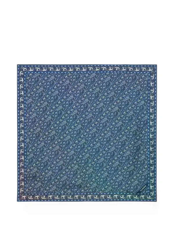 Claudie Pierlot Square Silk Scarf - Blue
