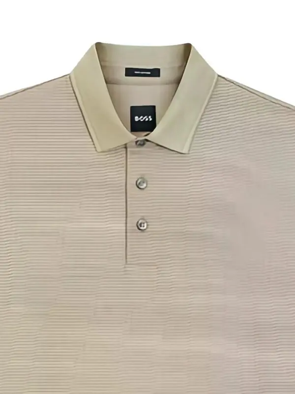 BOSS Striped Polo Shirt