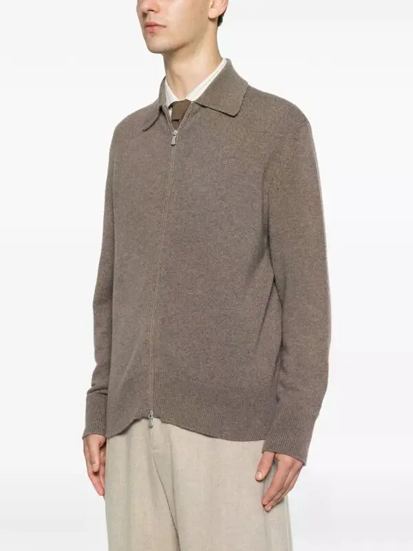 Eleventy Long-sleeve Zip-fastening Cardigan