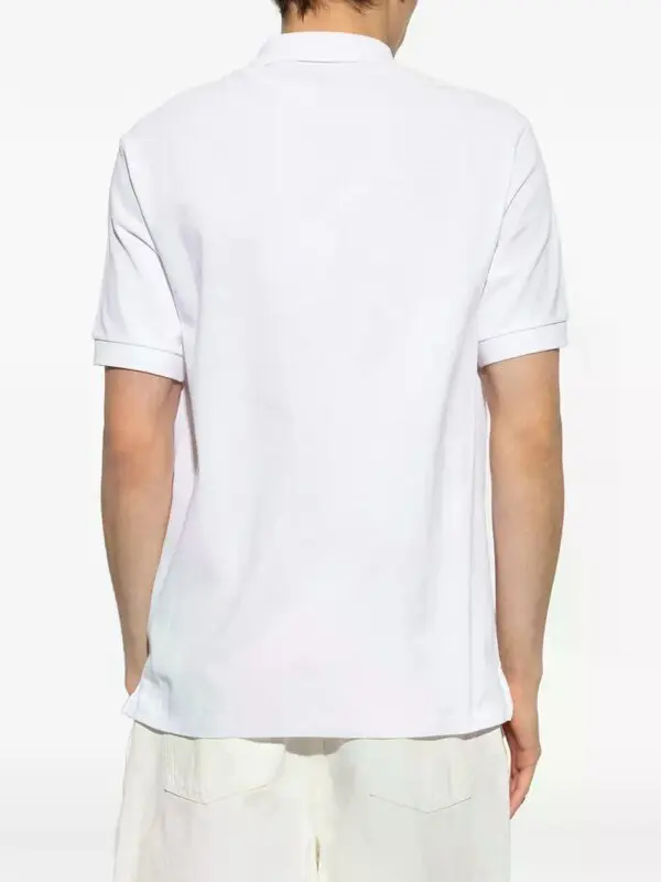 Paul Smith Zebra-patch Polo Shirt - White