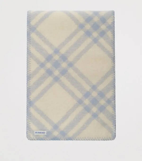 Burberry Wool Check Scarf