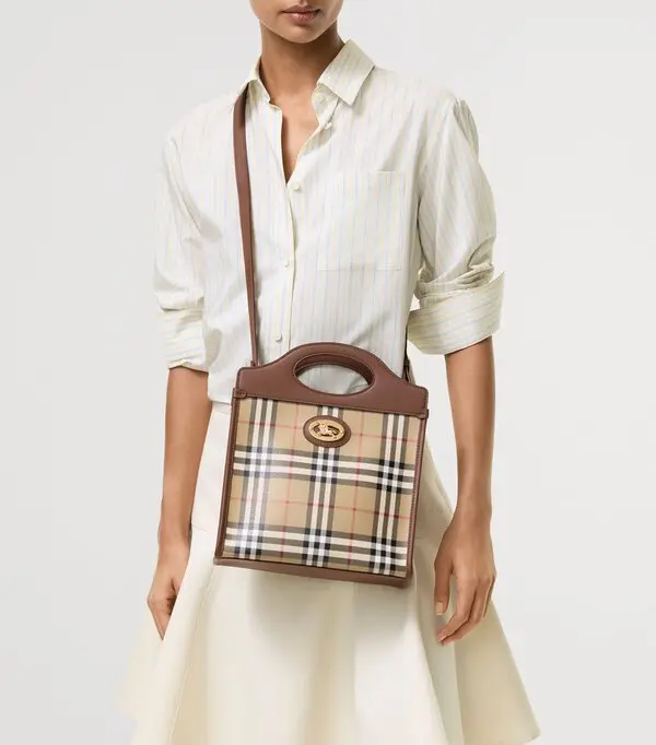 Burberry Mini Canvas Pocket Bag