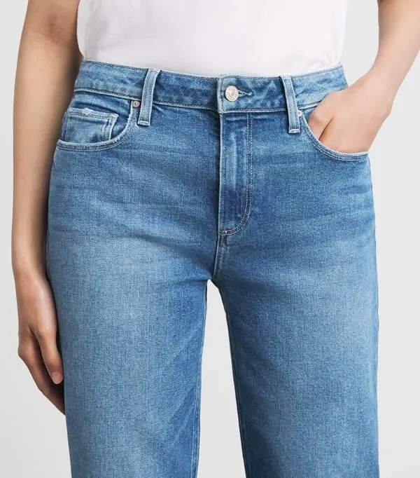Paige Mason Ankle Mid-rise Straight Jeans