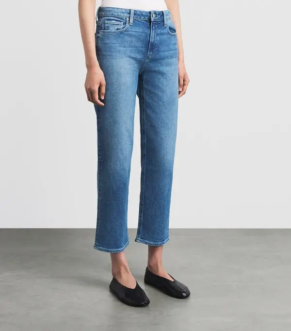 Paige Mason Ankle Mid-rise Straight Jeans