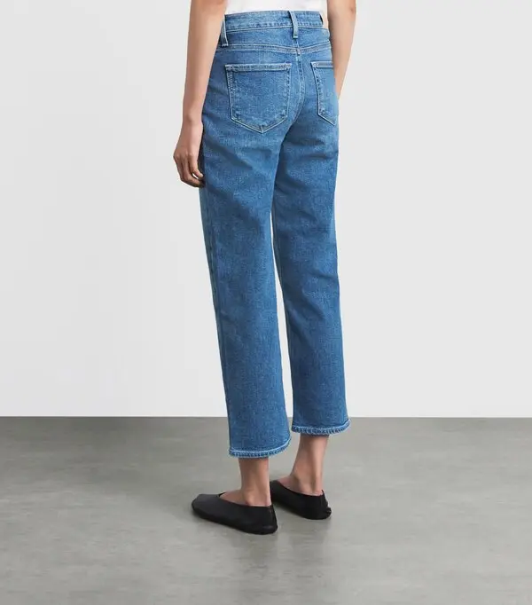 Paige Mason Ankle Mid-rise Straight Jeans