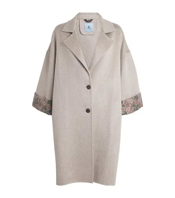 Colombo Cashmere-blend Trench Coat - Beige