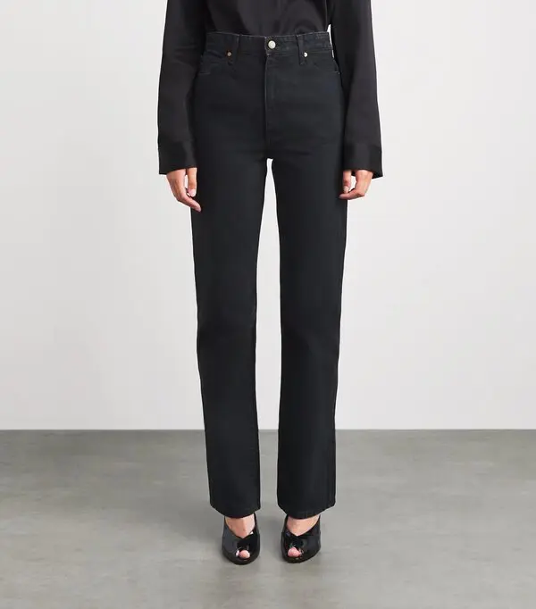Khaite Danielle High-rise Straight-leg Jeans